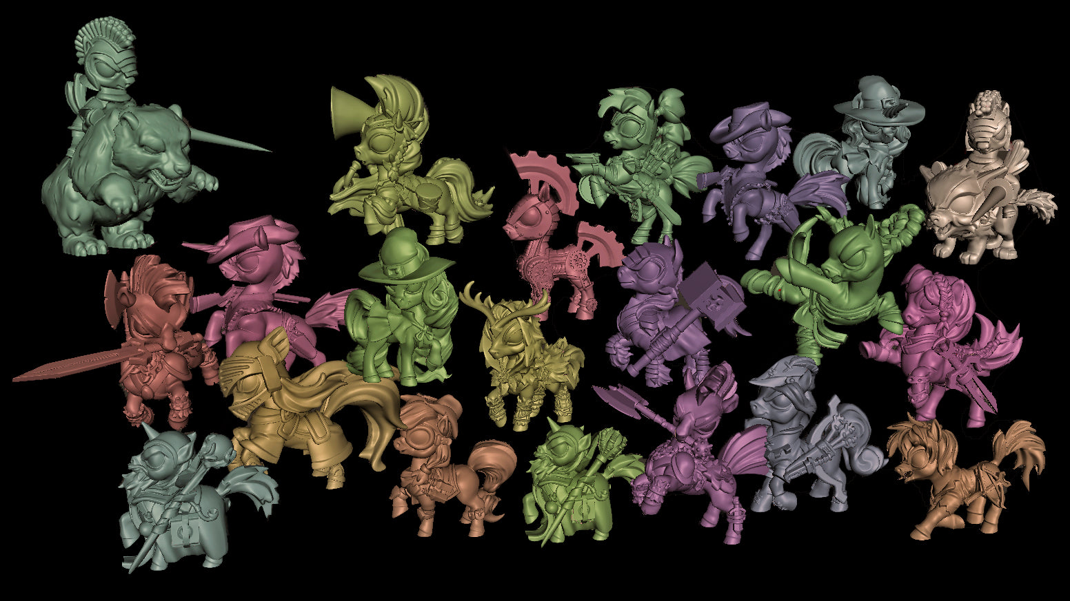 Chibi Pony – Impact! Miniatures