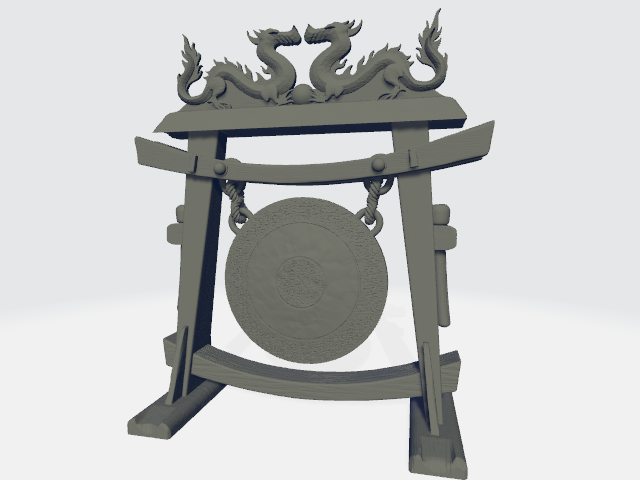 Amaterasu Props - Royal Gong – Impact! Miniatures