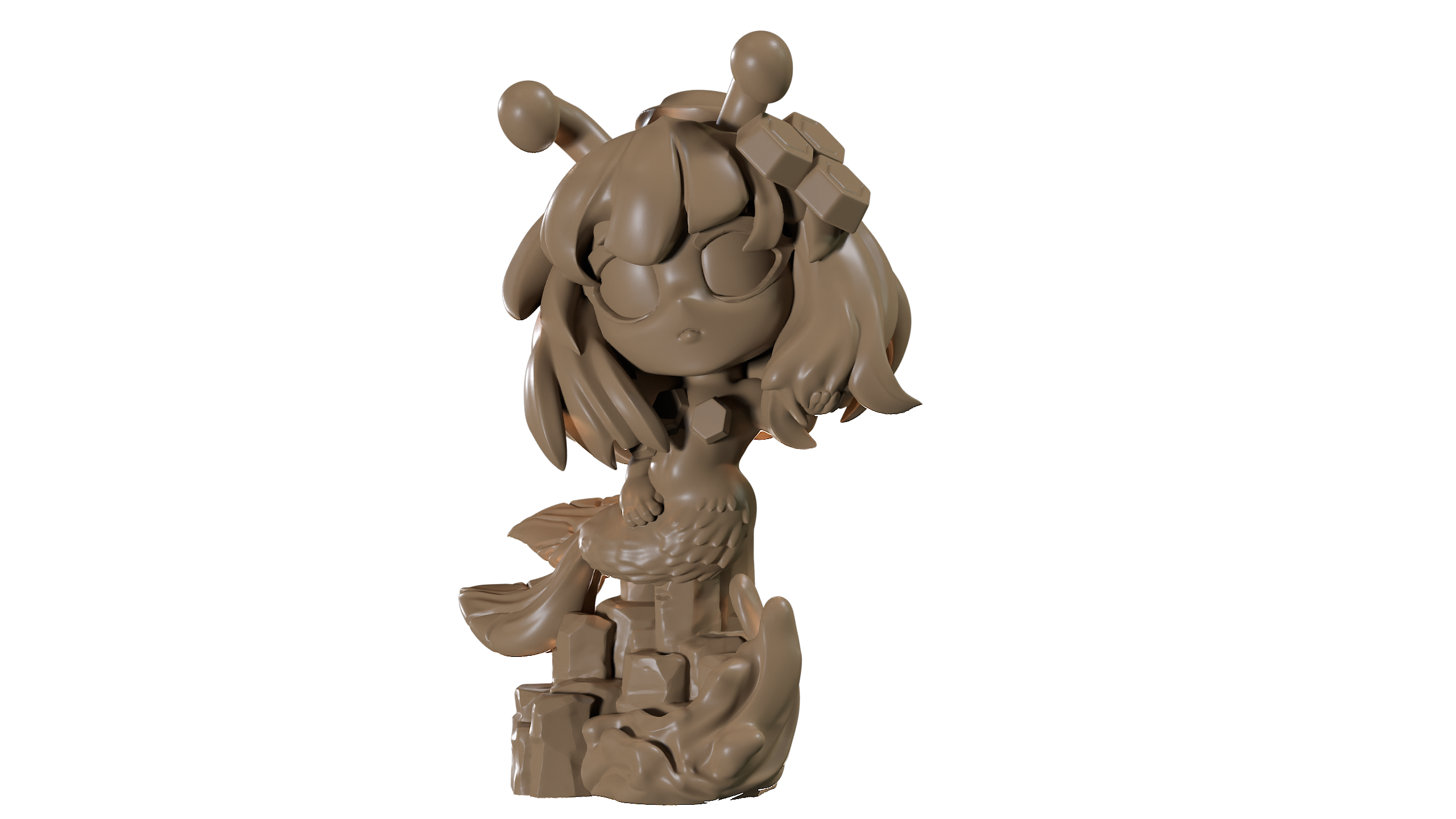 Capsule Chibi - Mermay Mermaid #2 (Honey) – Impact! Miniatures
