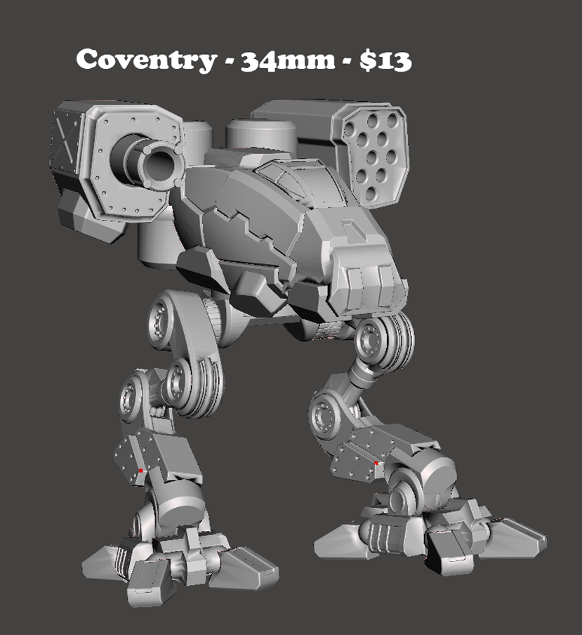 REDLINE - Coventry - Mecha / Mech – Impact! Miniatures