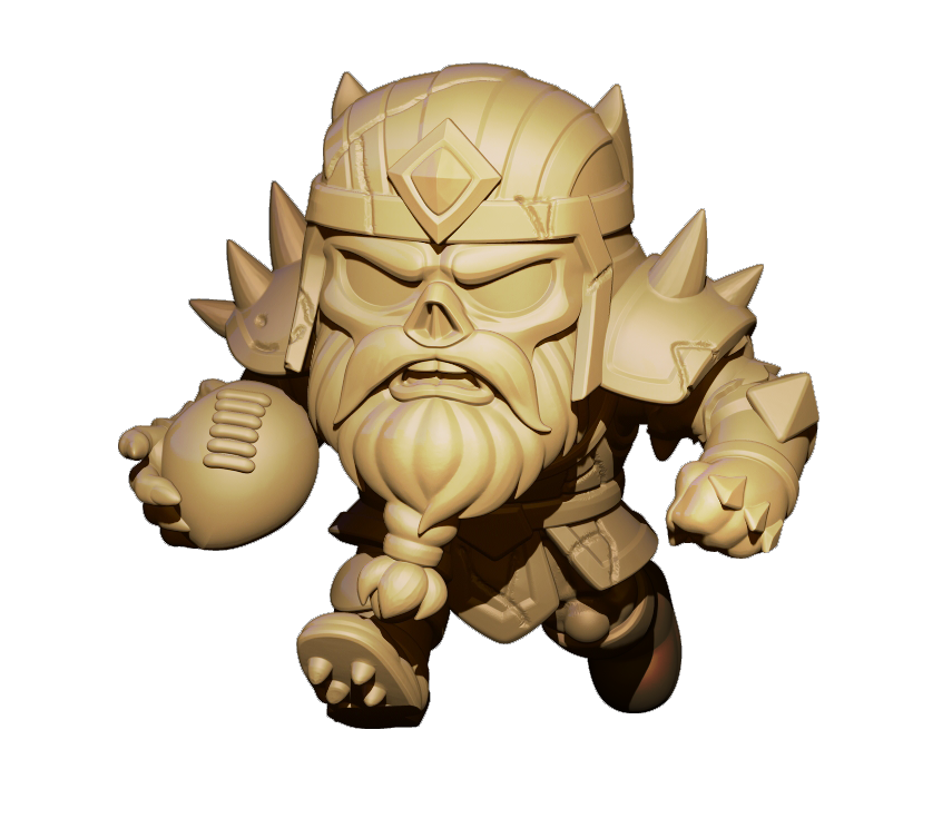 Big Head Chibi - Dead Dwarf - Tomb Kings Fantasy Football Team – Impact ...