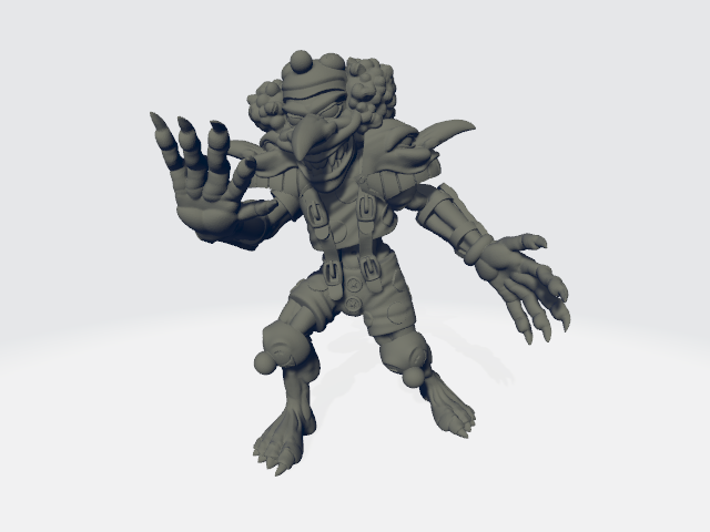 Crosslances - Goblin Circus - Goblin Lineman #5 – Impact! Miniatures
