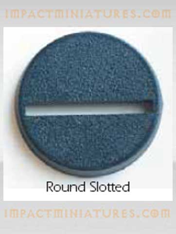 20mm Round Plastic Slotted Base (25) – Impact! Miniatures