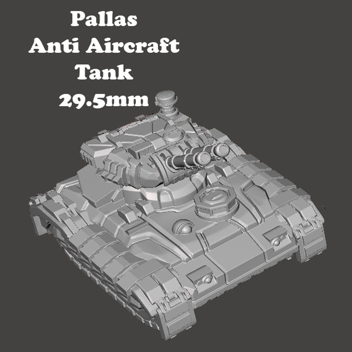 Whisper Mecha / Mech - Pallas Anti-Aircraft Tank - One Piece Model ...