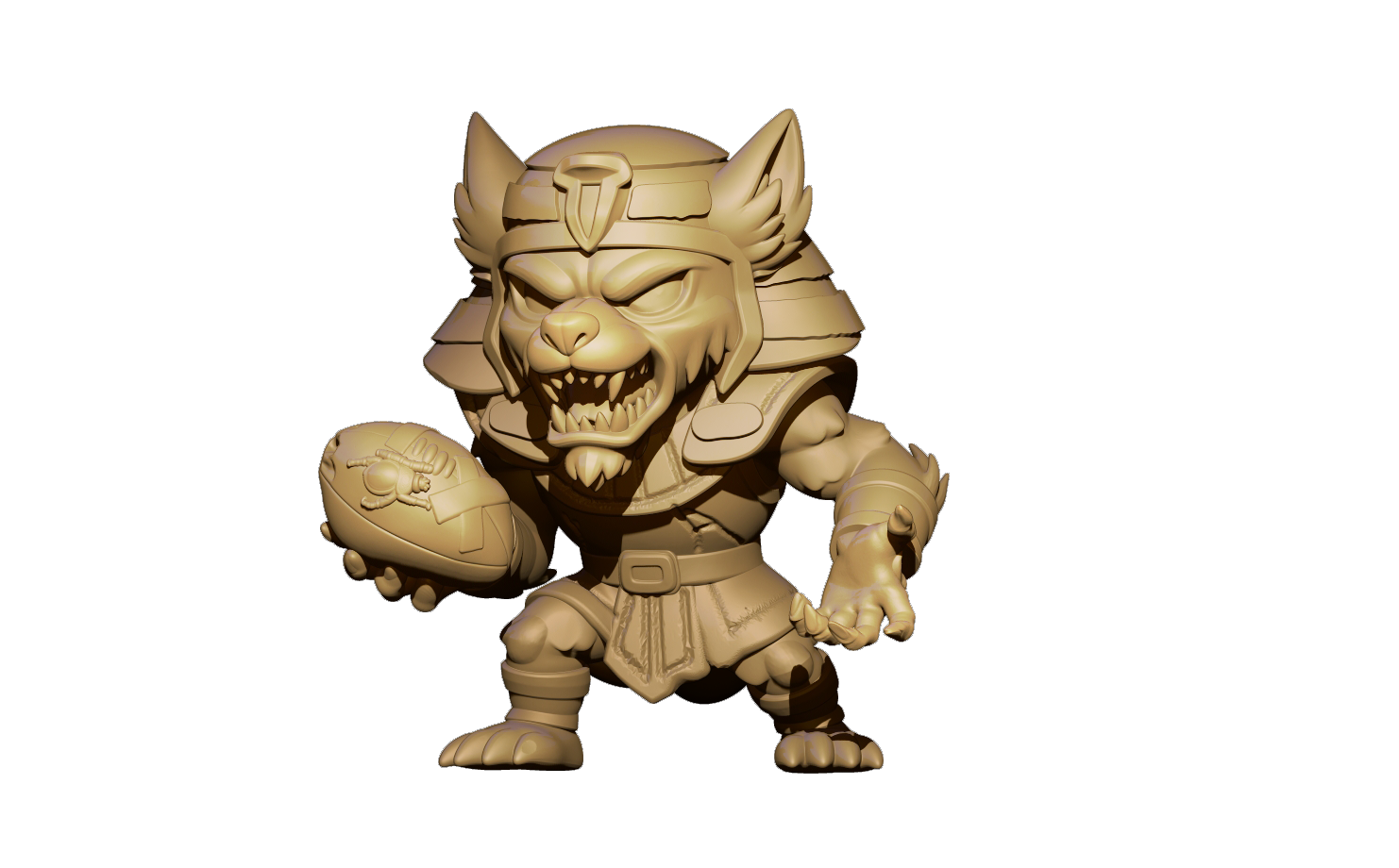 Big Head Chibi - Werewolf Star Player - Tomb Kings Fantasy Football Te ...