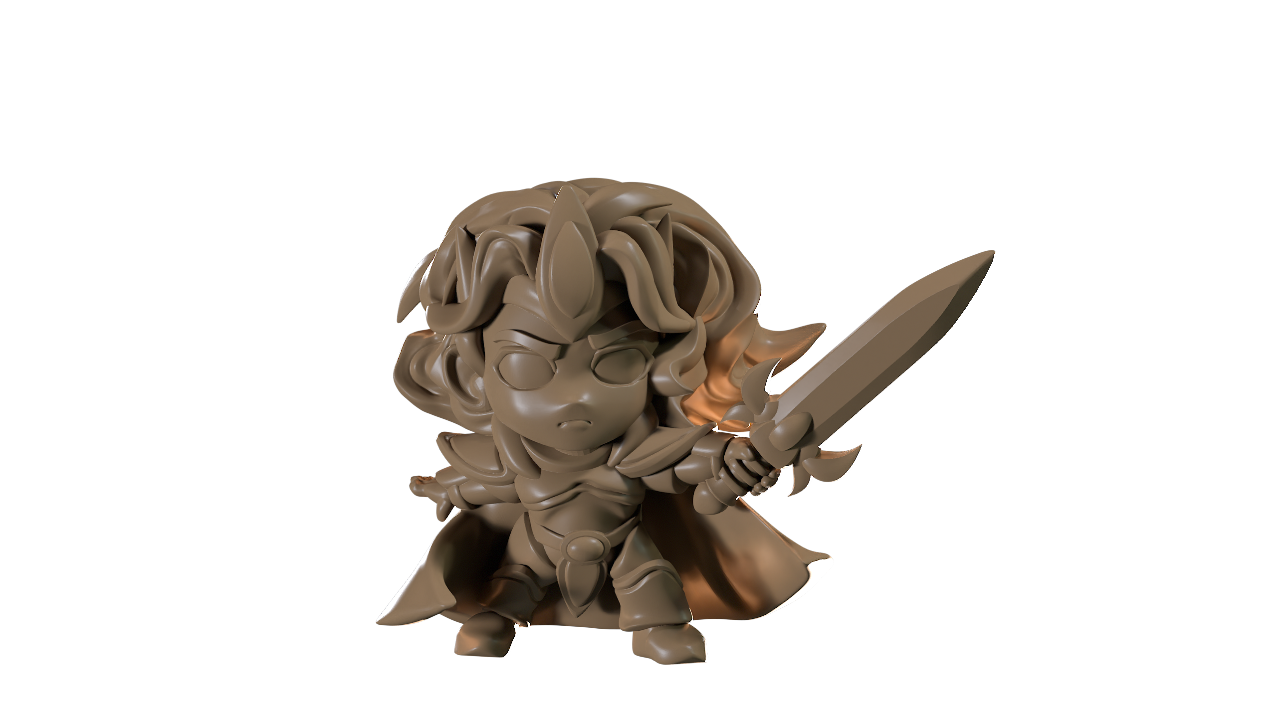 Capsule Chibi - Cecil the Paladin – Impact! Miniatures