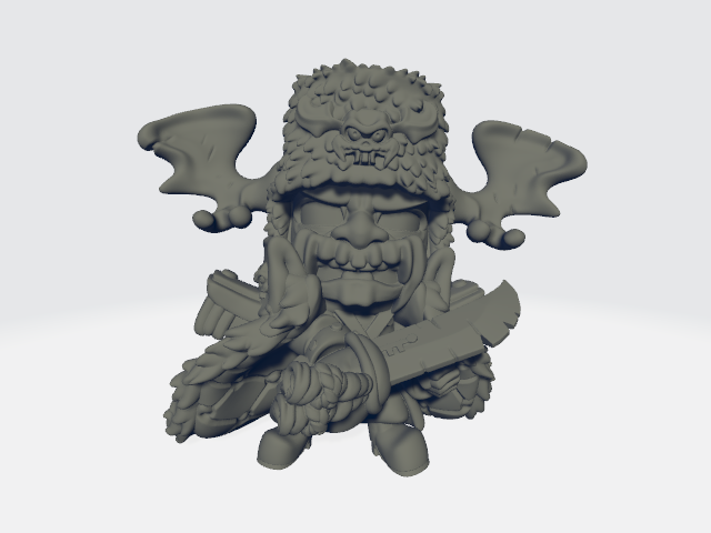 Grimdark Cuteness - Lord Moose-Tache – Impact! Miniatures