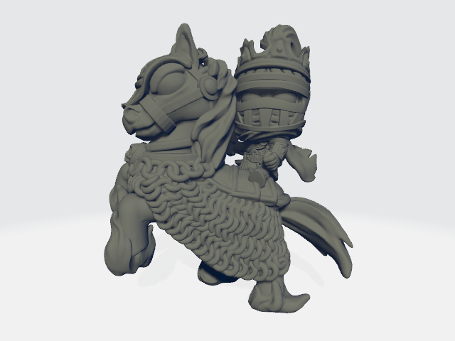 Celia Miniatures - Undead Knight W/Horse Mount – Impact! Miniatures