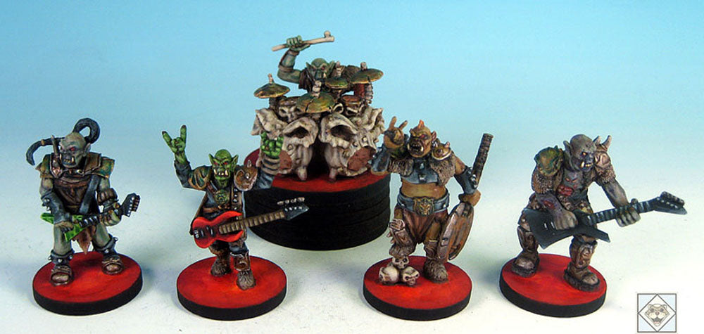 A Band of Orcs Band (6 figures) - Resin – Impact! Miniatures