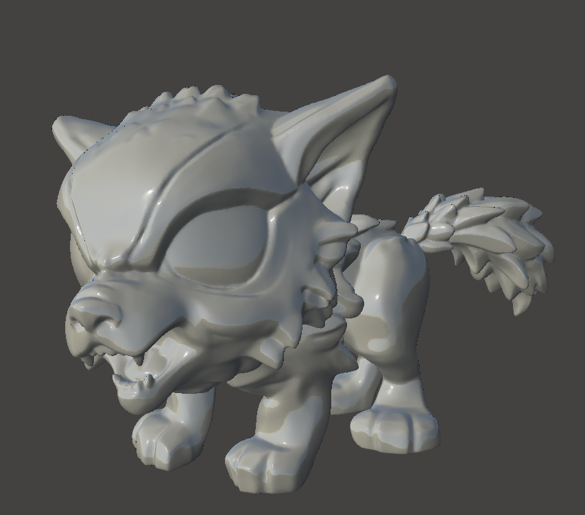 Chibi Cavalier Cavalry Wolf – Impact! Miniatures