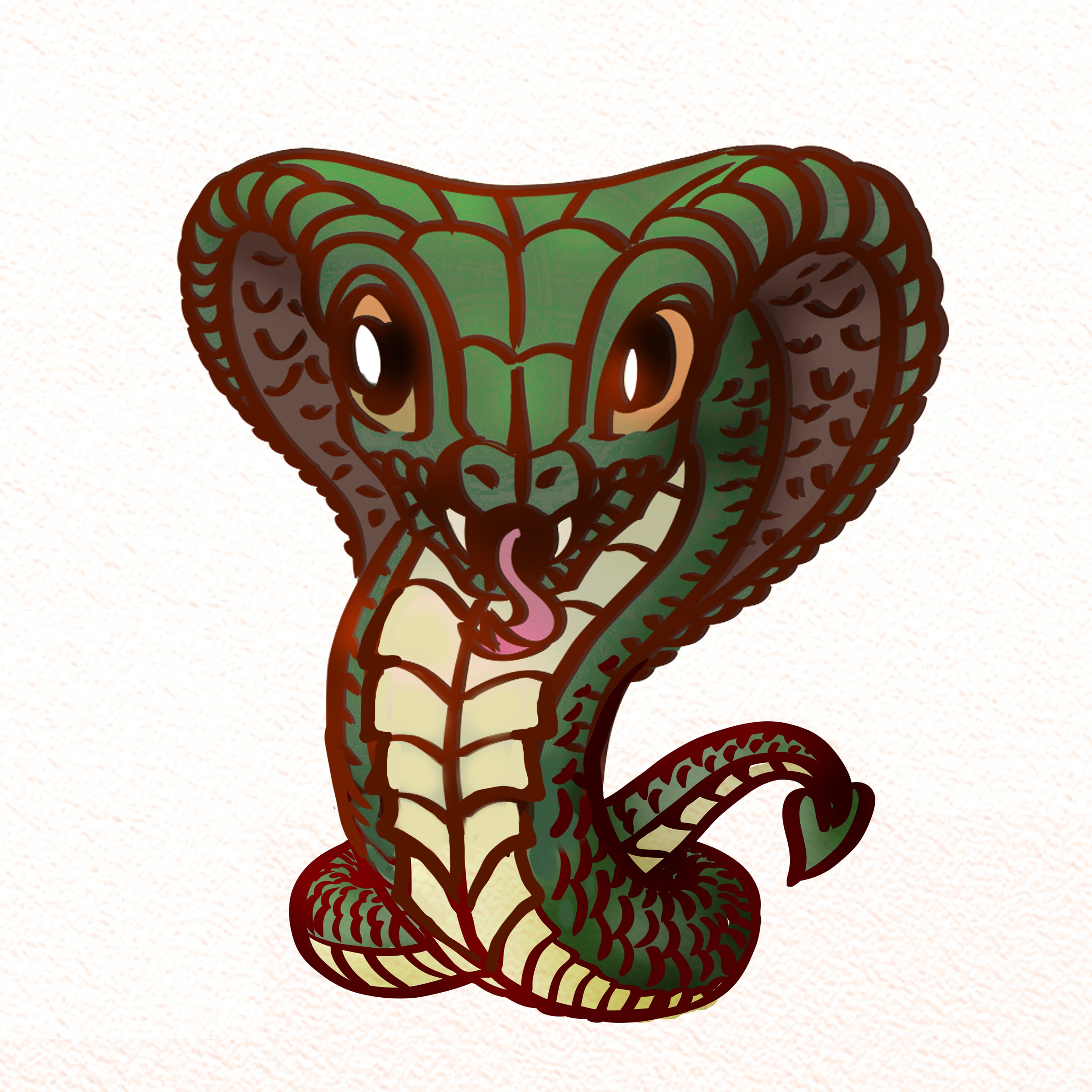 Chibi Giant Cobra – Impact! Miniatures