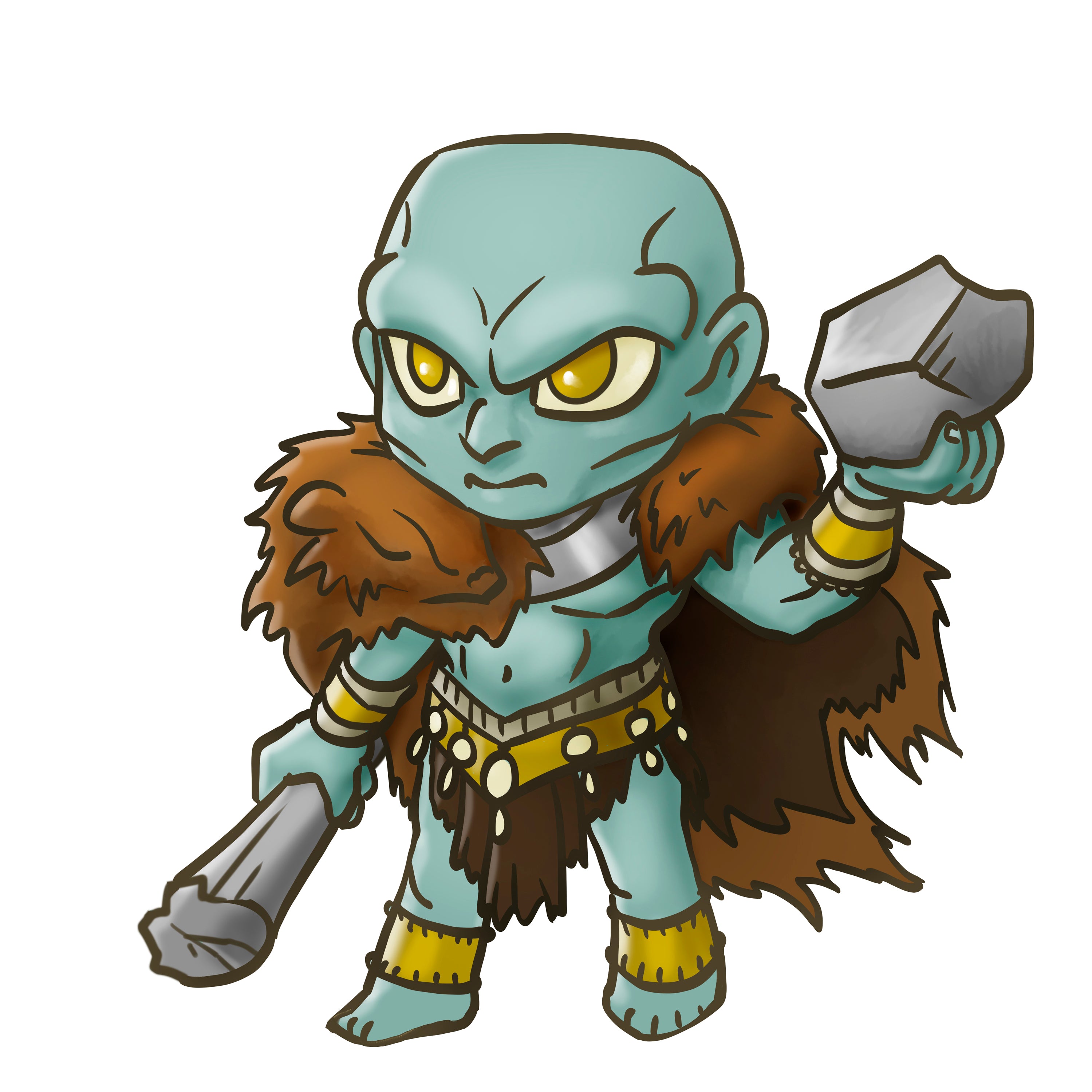 Chibi Stone Giant – Impact! Miniatures