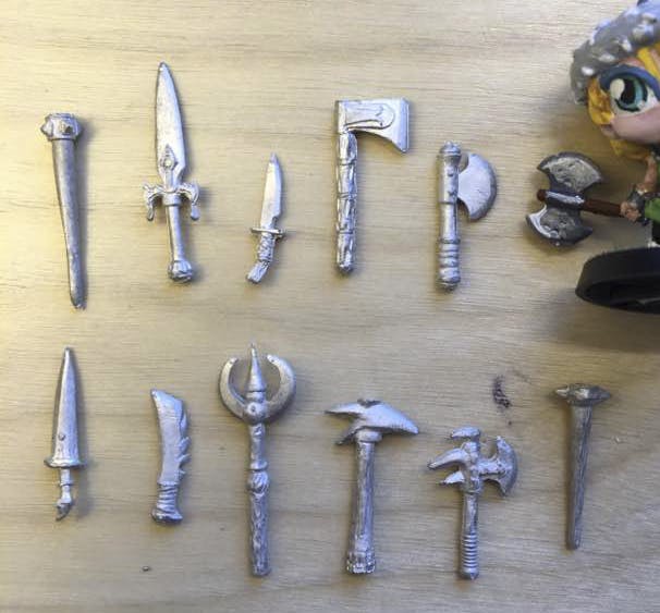 Chibi Weapon pack – Impact! Miniatures