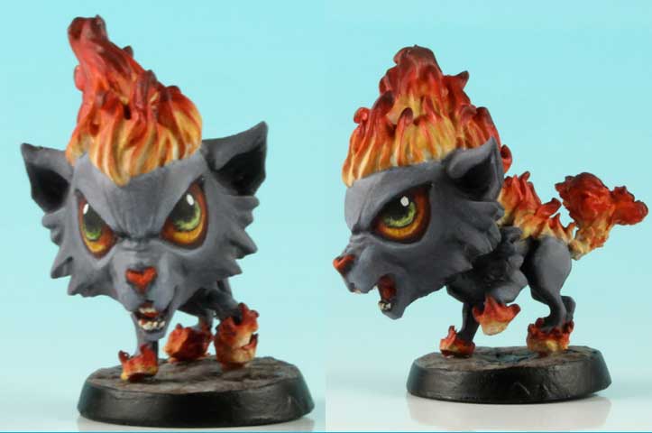 Chibi Hellhound – Impact! Miniatures