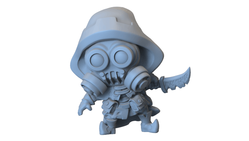 Chibi SoC Cringy Cultists Knife – Impact! Miniatures