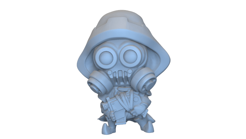 Chibi SoC Cringy Cultists Single Gun – Impact! Miniatures