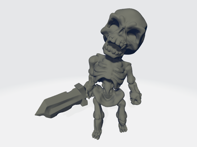 Monstero - Undead Skeleton Grunt – Impact! Miniatures