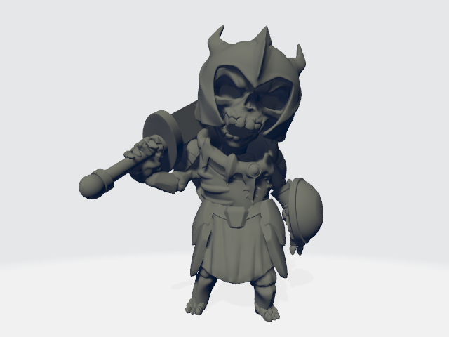 Monstero - Undead Skeleton Knight – Impact! Miniatures