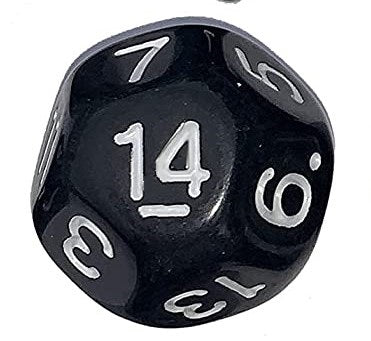 Single Dice/ Die - DCC D14 – Impact! Miniatures