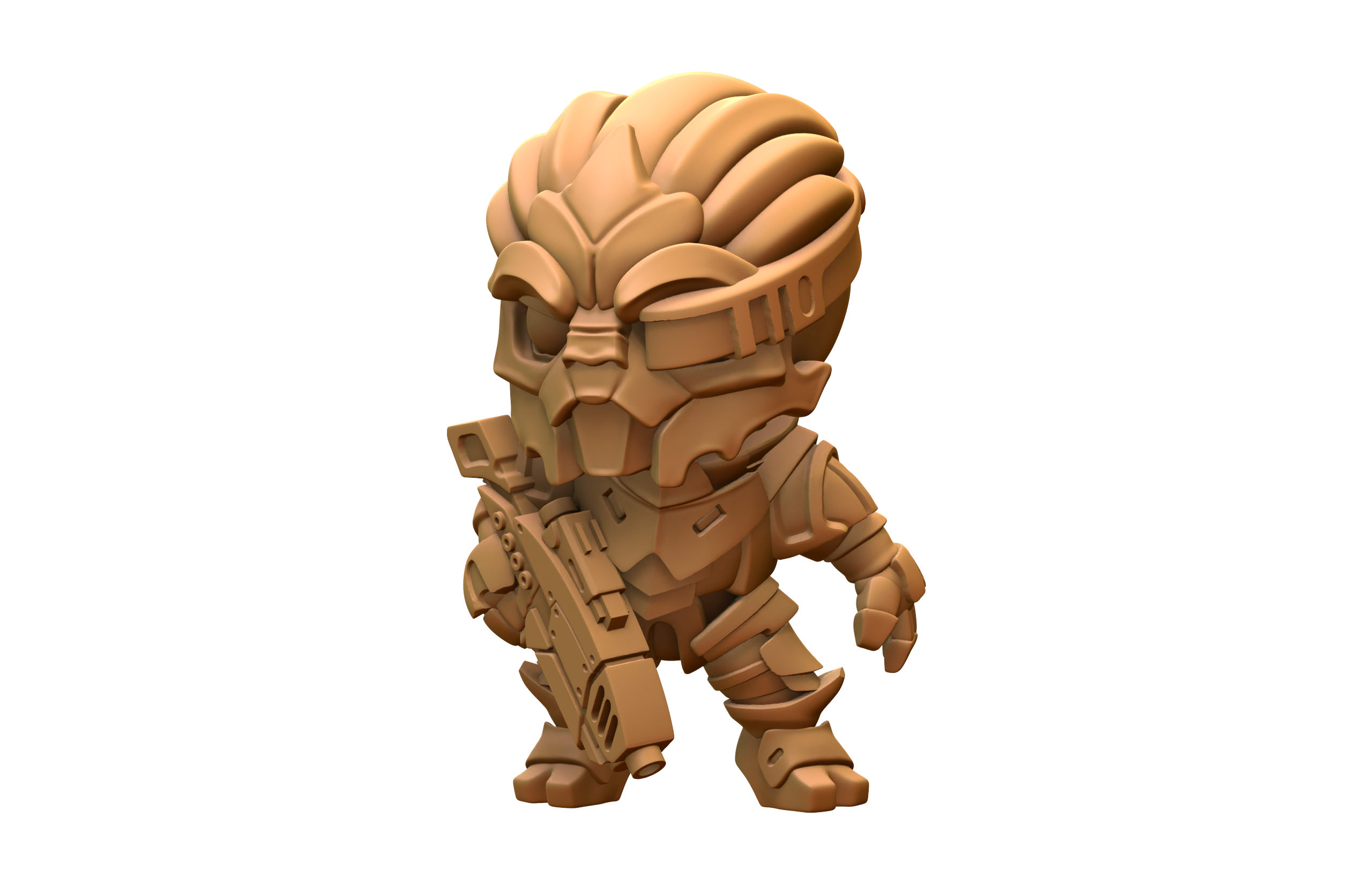 Capsule Chibi - Alien Dating Sim - Garrus – Impact! Miniatures