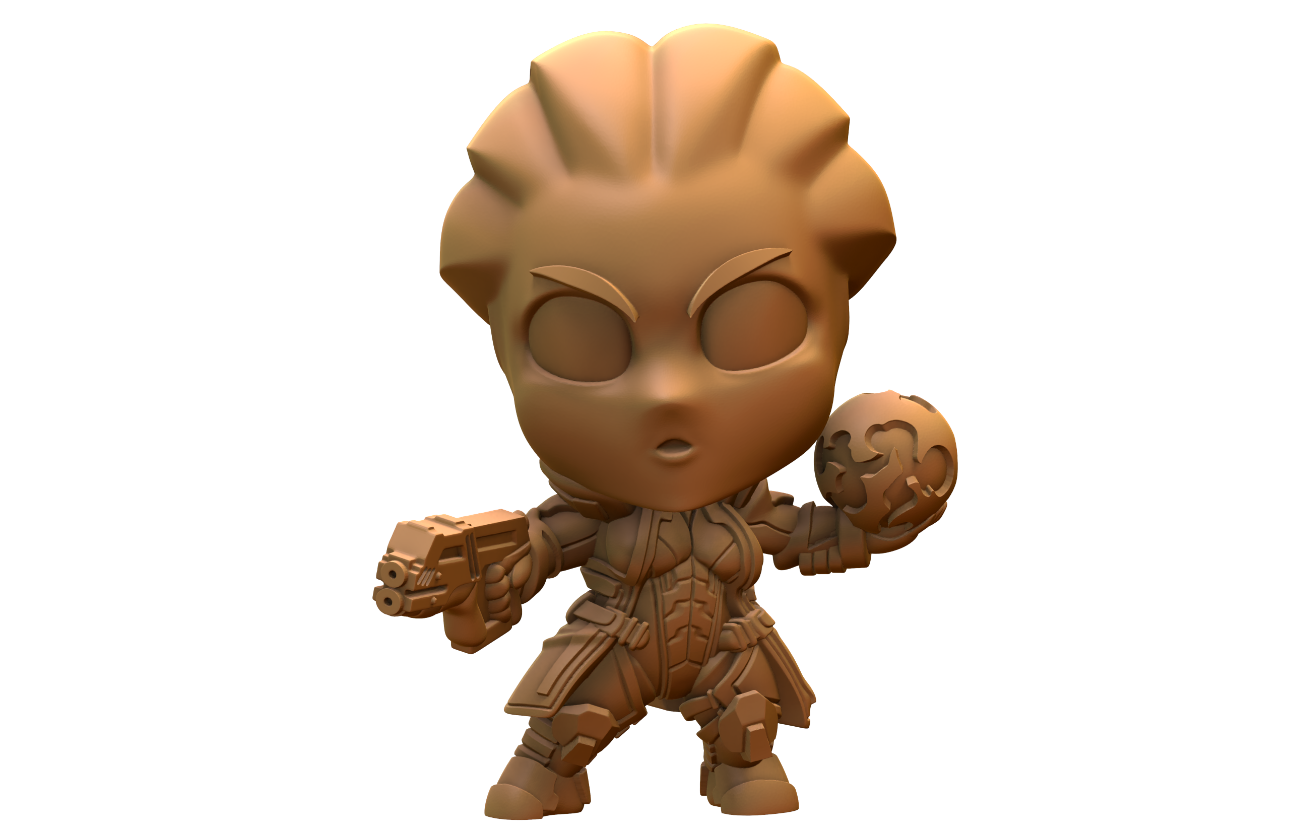 Capsule Chibi - Alien Dating Sim - Liara – Impact! Miniatures