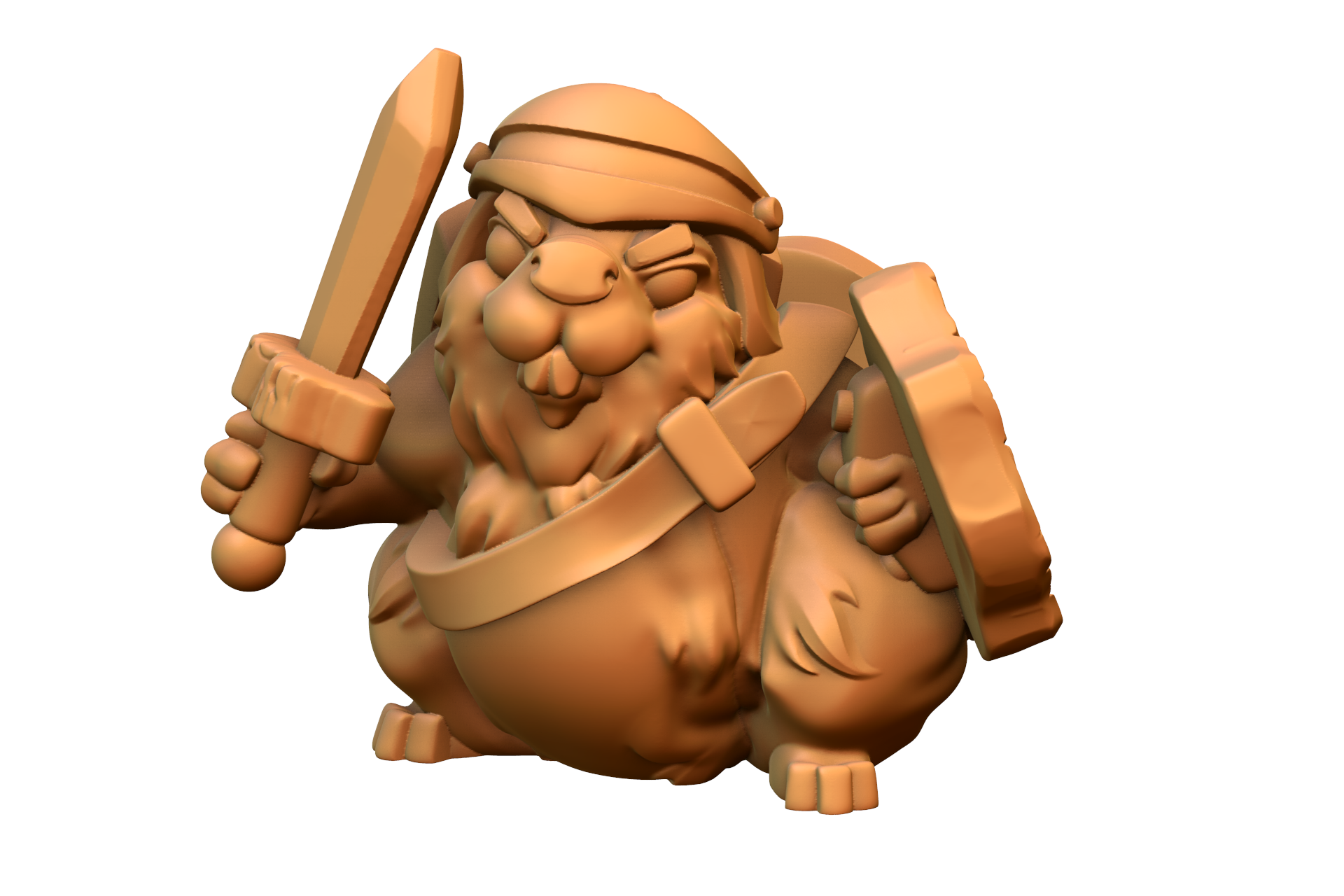 Capsule Chibi - Beaver Knight – Impact! Miniatures