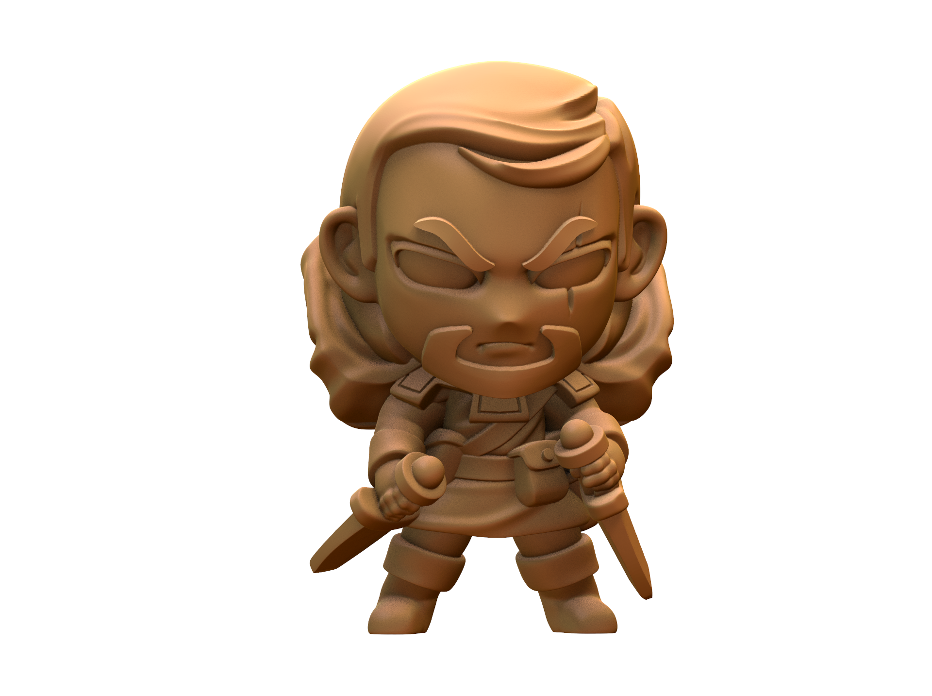 Capsule Chibi - Bandit Band II (Two Knives) – Impact! Miniatures